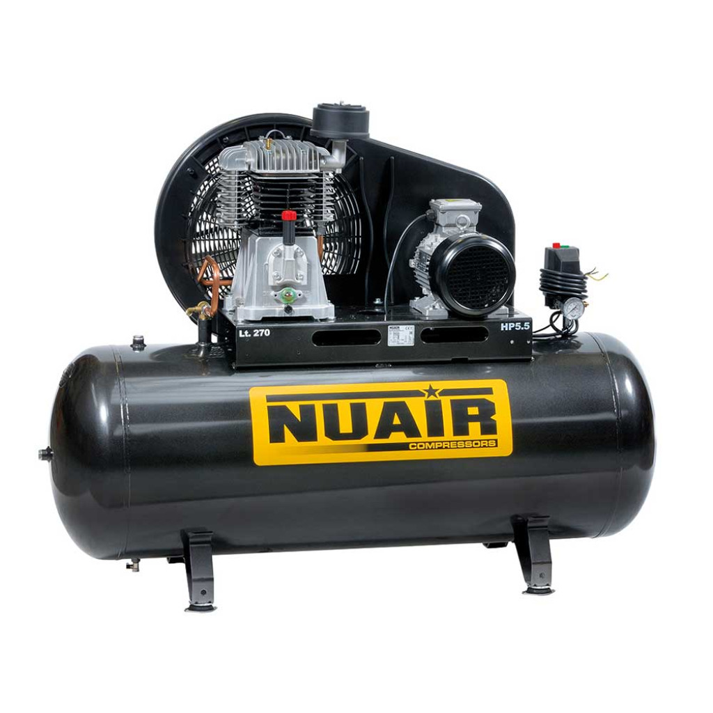 Compresor Aer 270L 4Kw 380V 512 L/Min Nuair - Abacomp.ro