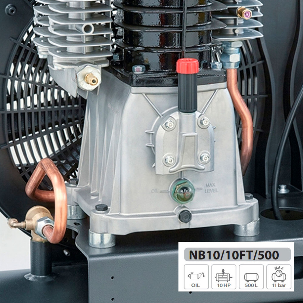 Nuair 500L Air Compressor | Abacomp